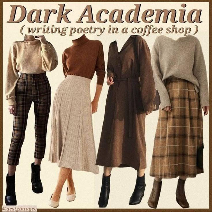 Tất tần tật về Dark Academic – phong cách thời trang “đen tối” mang âm ...