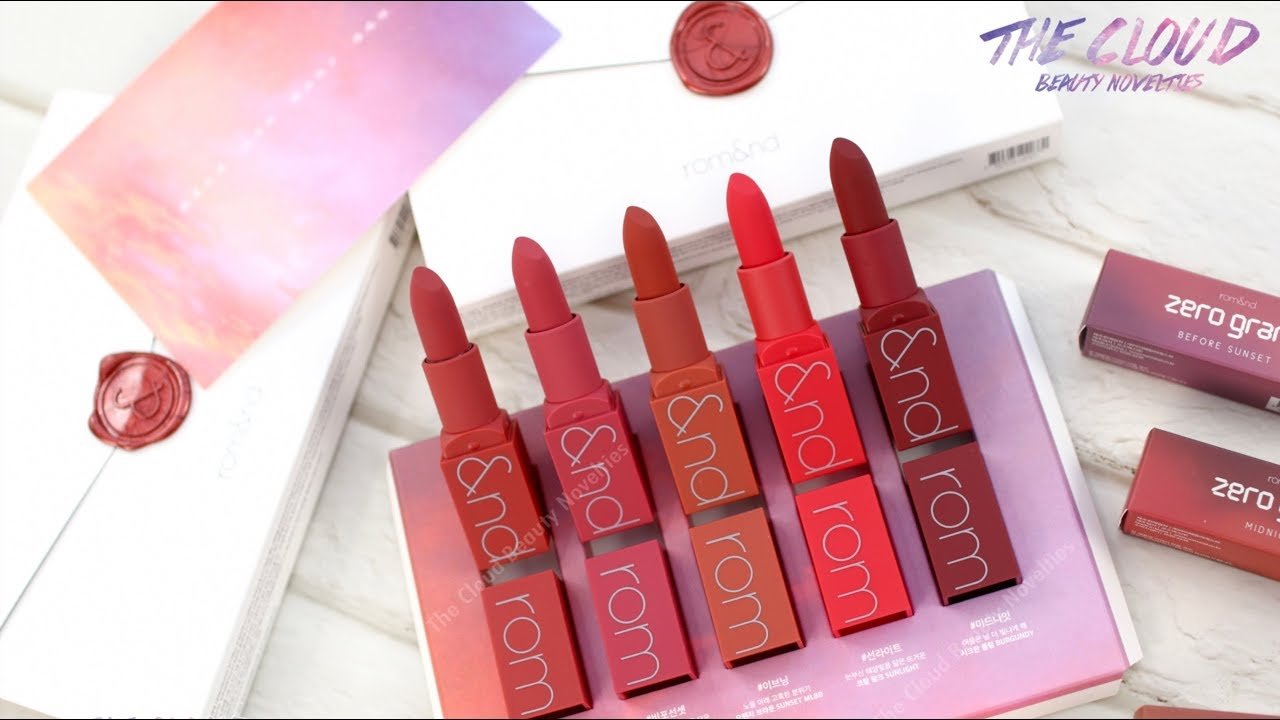 Review son Romand Zerogram Sunset Edition: son mướt môi chuẩn lì