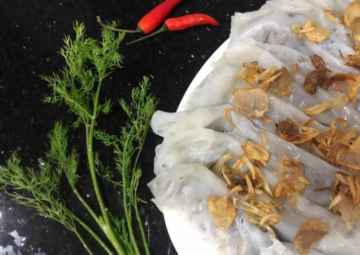Bánh cuốn bằng bánh đa nem